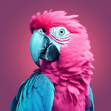 Tropical Pink Parrots Free Stock Photo - Public Domain Pictures