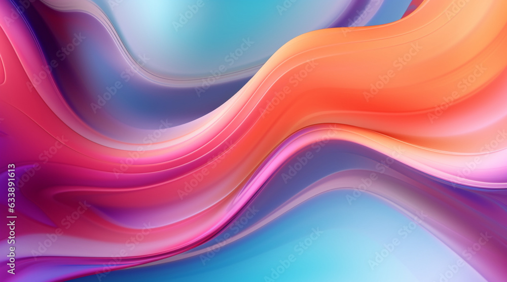 Abstract rainbow wave motion background. Stock Illustration | Adobe Stock