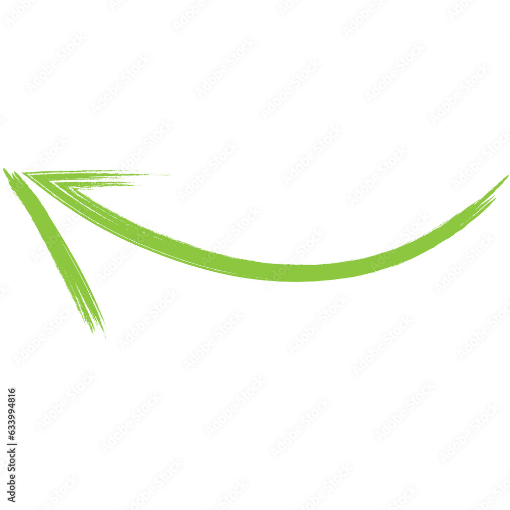 Digital png illustration of green arrow on transparent background Stock ...