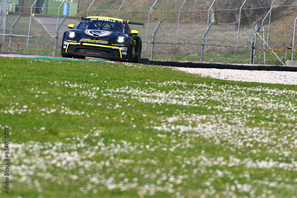 Scarperia, 23 March 2023: Porsche 911 GT3 Cup 992 of Team Neuhofer ...