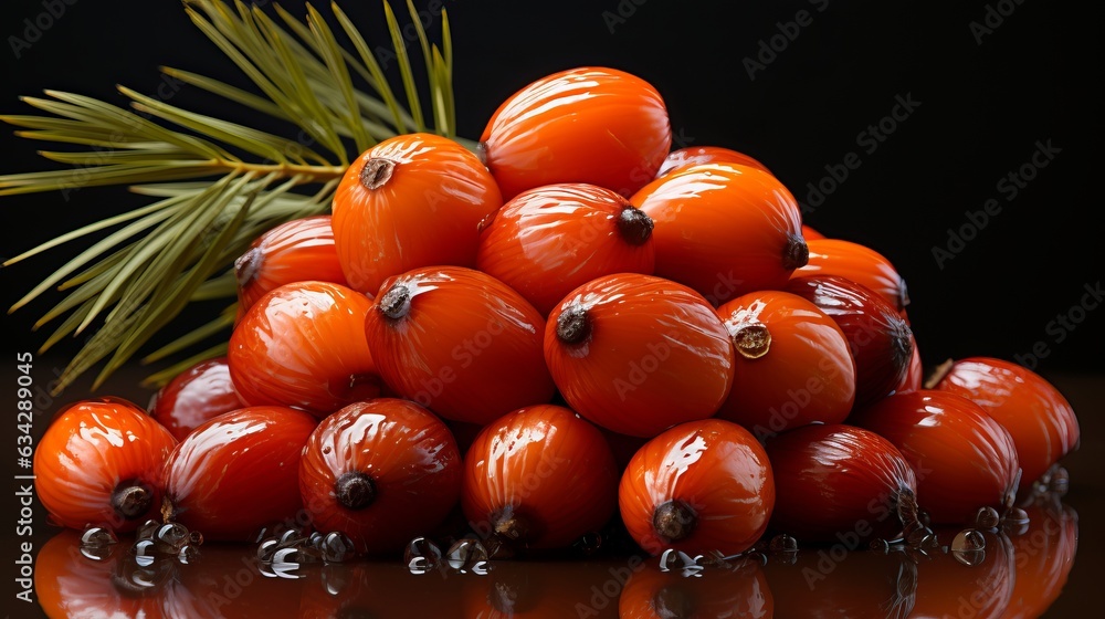 Oil palm fruit drupe, tree nectar for food and cosmetic industry ...