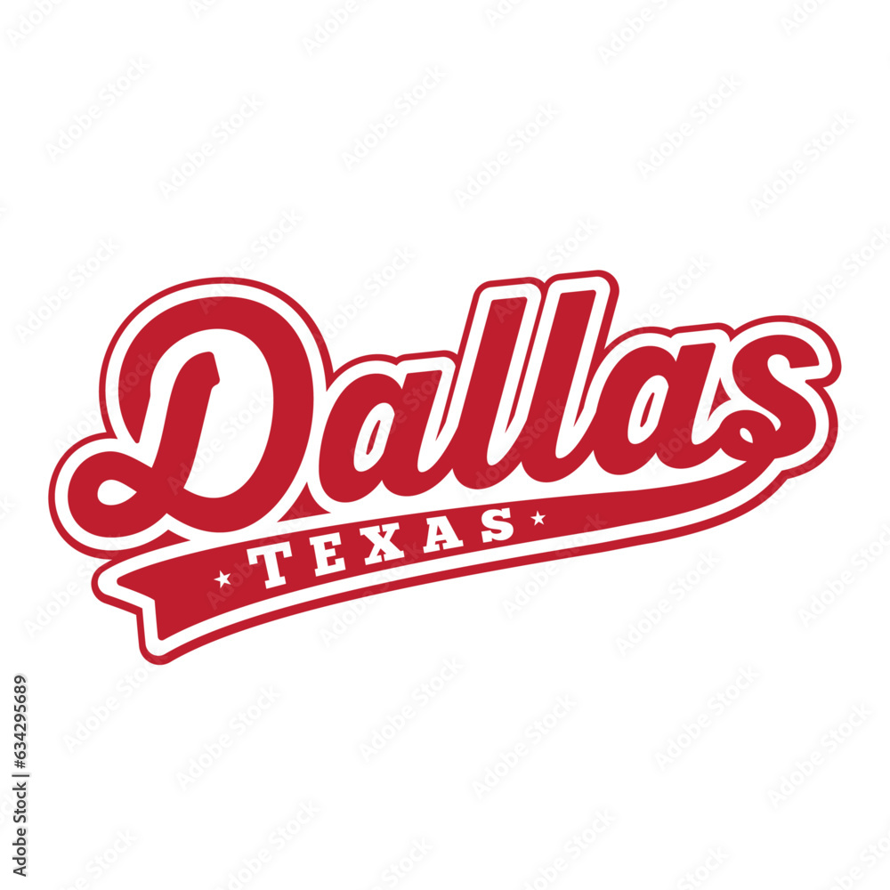 Dallas Texas lettering design. Dallas typography design. Vector and ...