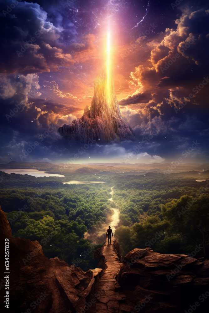 Genesis, in the beginning God created the heaven and the earth Stock ...