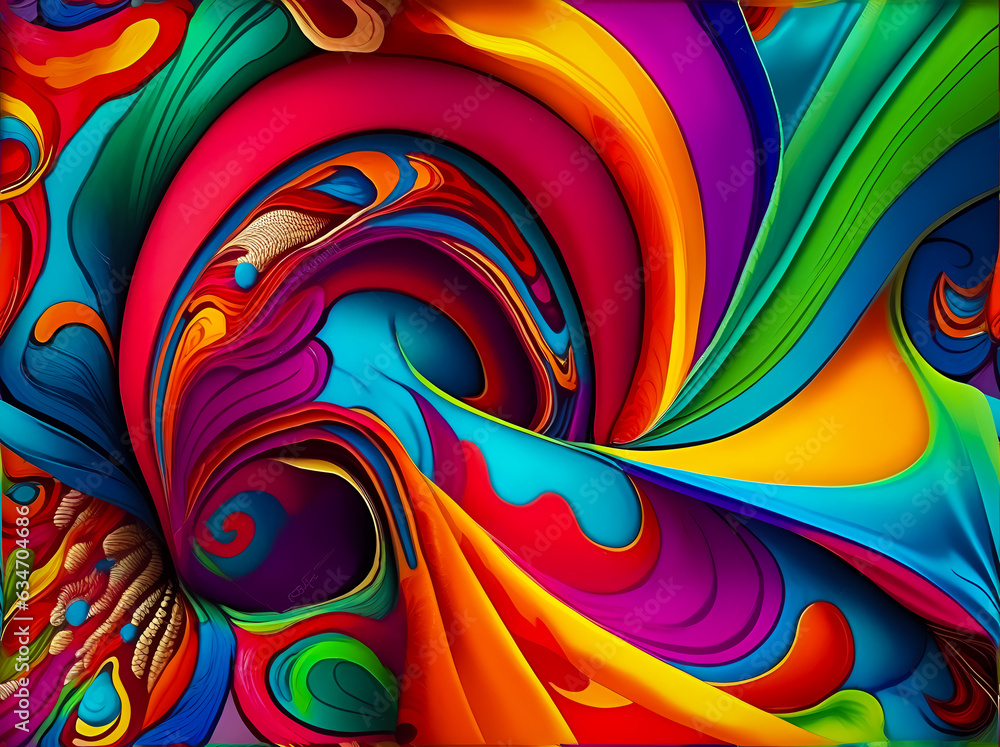 Abstract textile silk vibrant saturated colors background as wallpaper ...