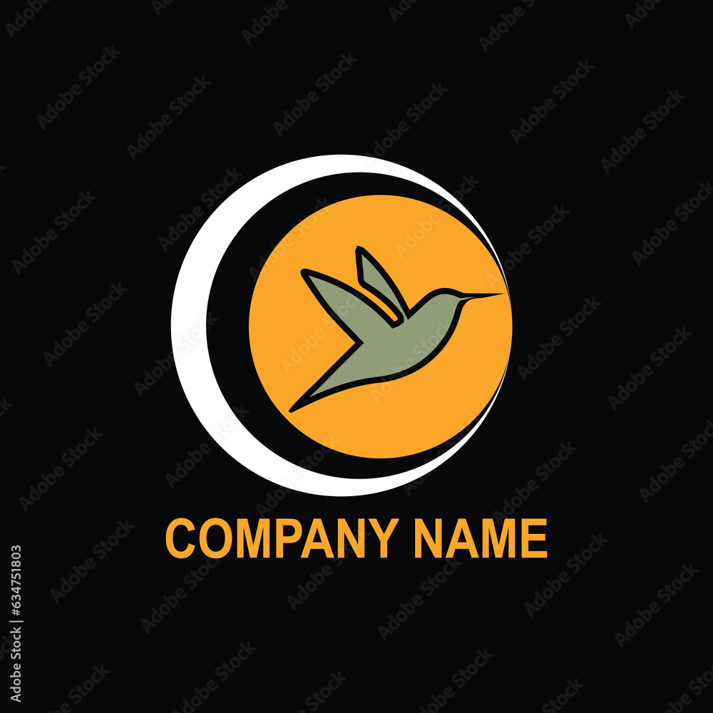 Bird Logo ***Full vectors. ***Editable color. ***CMYK color mode ...