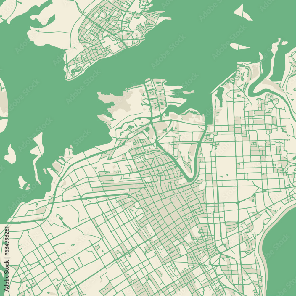map of the world, Editable vector street map of town. Vector ...