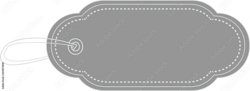 Digital png illustration of blank label on transparent background Stock ...