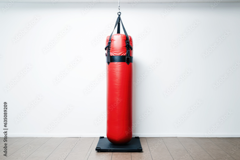 Sporting focus: A red punching bag becomes a target for precision and ...