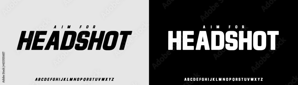 Modern Bold Heavy Font. Typography urban style alphabet fonts for ...