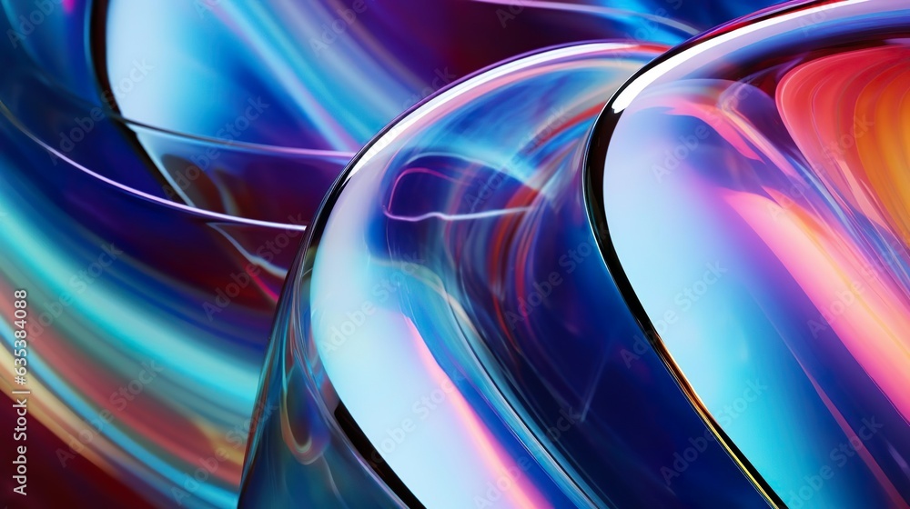 Colorful Glass 3D Object abstract wallpaper backgrou Stock Photo ...
