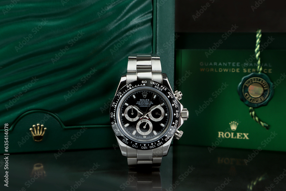 The Rolex vintage wristwatch ceramic bezel Cosmograph Daytona model ...