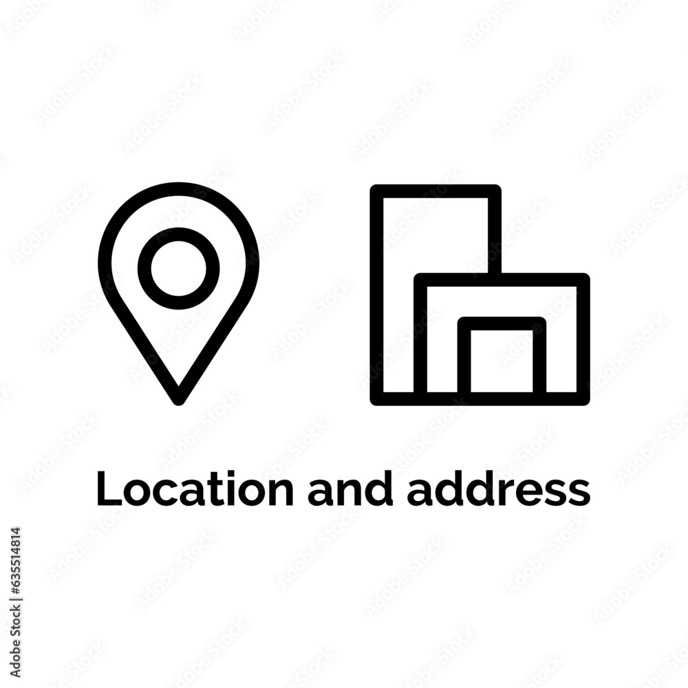 Location mark place icon vector illustration. Landmark concept. Pin ...