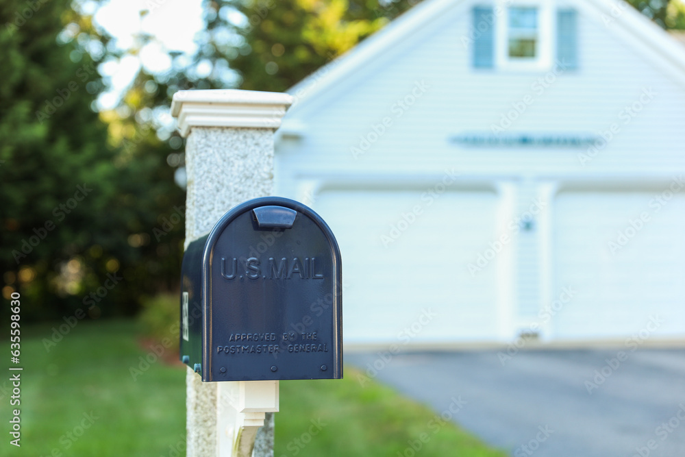 mailbox stands as a portal of connection, bridging distances and ...
