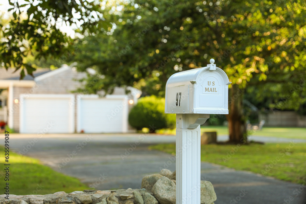 mailbox stands as a portal of connection, bridging distances and ...