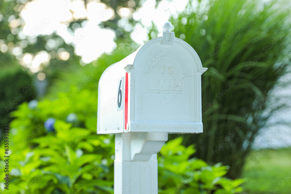 mailbox stands as a portal of connection, bridging distances and ...