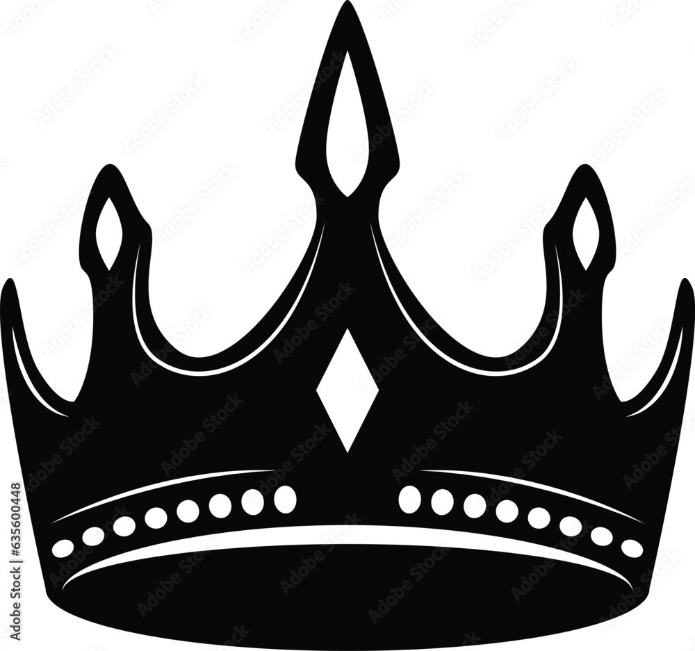 King crown svg vector illustration. Royal crown graphic isolated. Stock ...