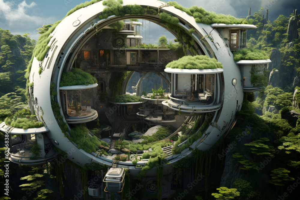 Post-apocalyptic floating dwellings that ingeniously blend survival and ...