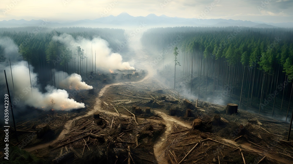 deforestation and forest destruction, natural and environmental ...