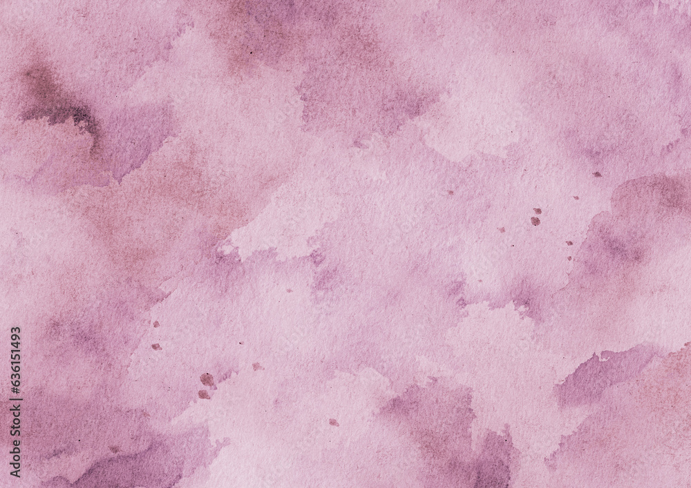 Purple watercolor background with paper texture, vintage watercolor ...