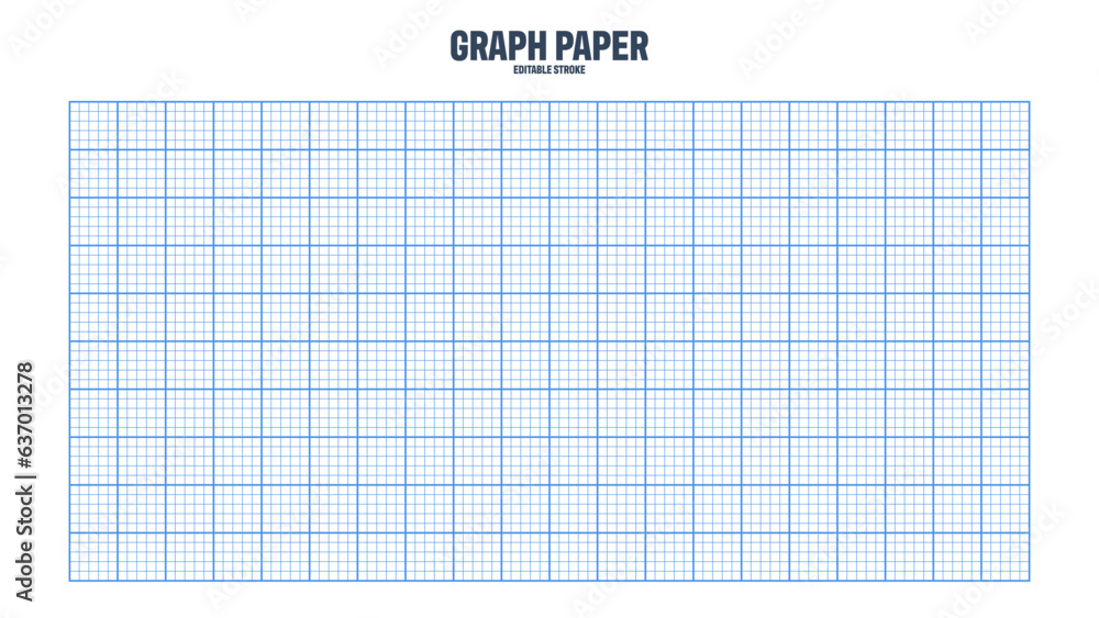 Vetor Sheet of graph paper with grid. Millimeter paper texture ...