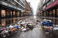 Pile of Garbage in the Middle of the City Free Stock Photo | picjumbo