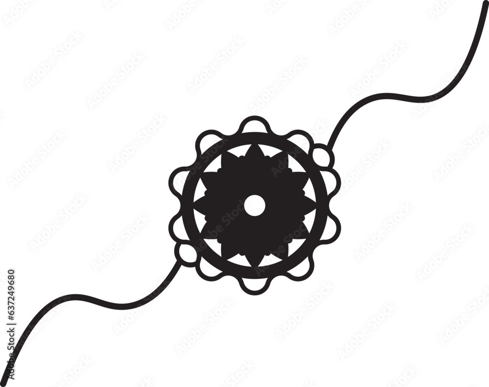 Rakhi Icon for Raksha Bandhan. Brothers and Sisters An Indian culture ...