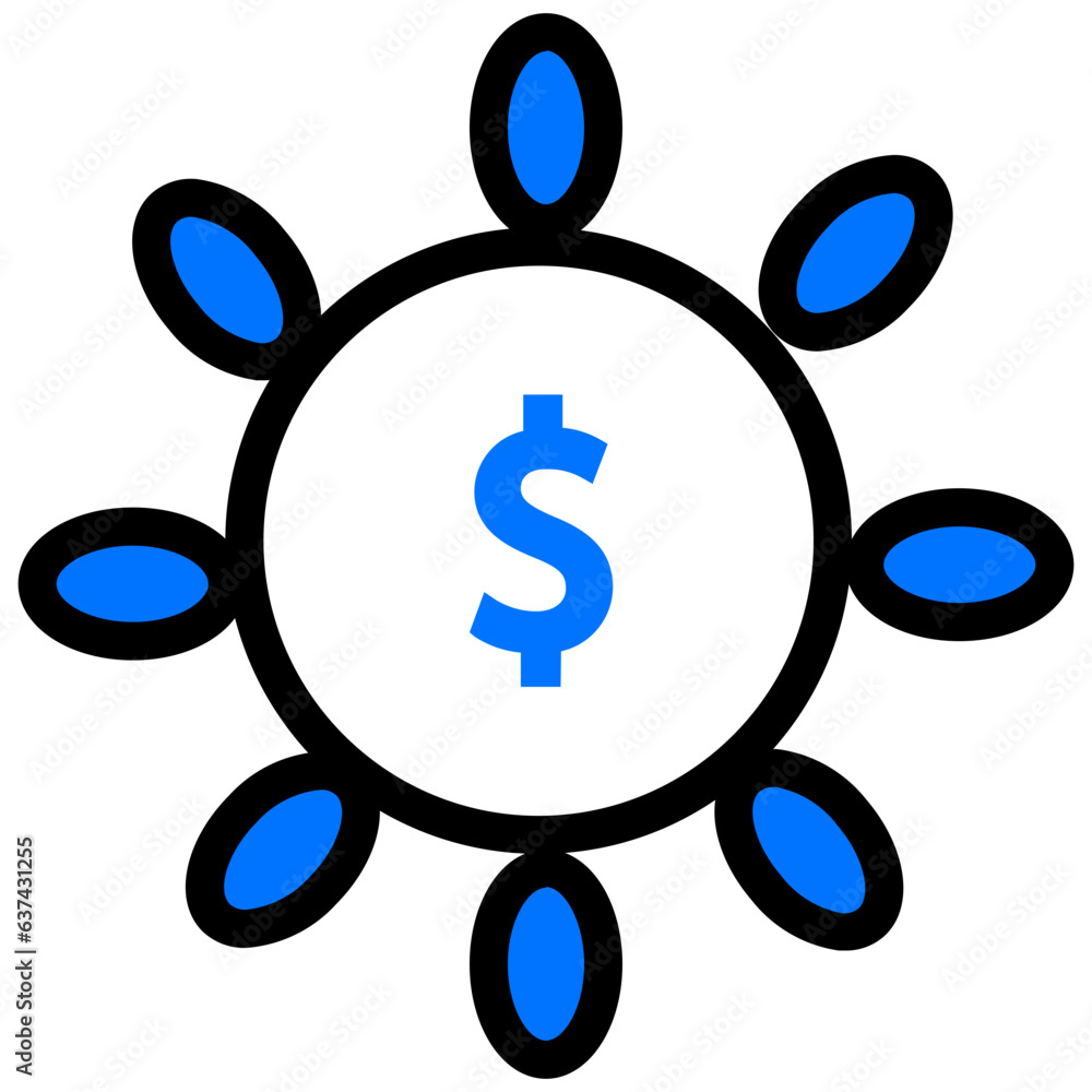 Flowchart icon: "Visual representation of processes and decision-making ...