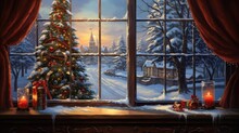Christmas Window Free Stock Photo - Public Domain Pictures