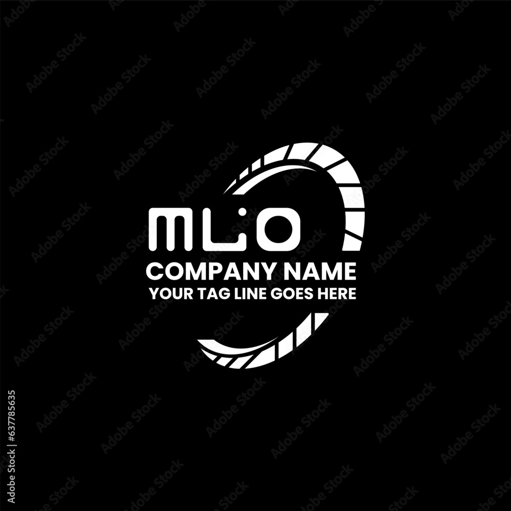 MLO letter logo creative design with vector graphic, MLO simple and ...