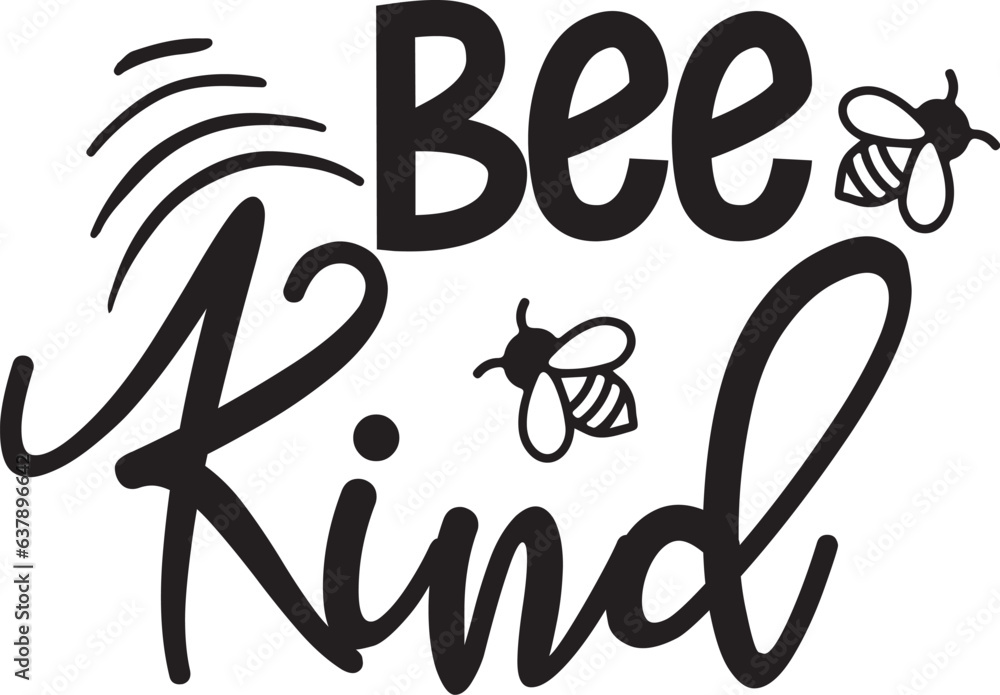 Stock-Vektorgrafik „Bee SVG, Bee Quote SVG, Inspiration Saying SVG Cut ...