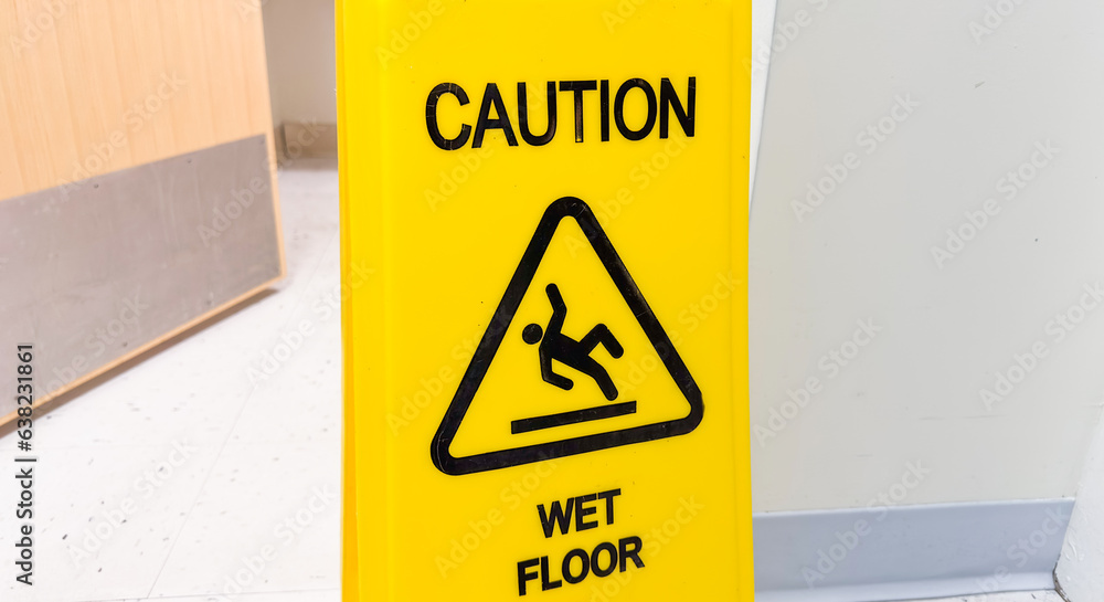 Yellow caution sign: Symbol of warning and alertness; vibrant hue ...