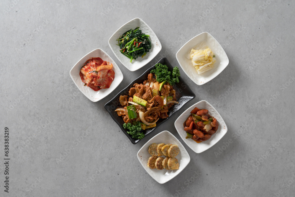 Korean food dish Dongtae-tang Kimchi Roll Mackerel Braised Mackerel ...