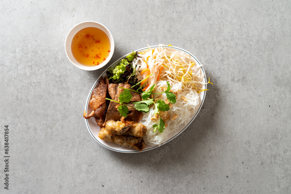 Beef rice noodles, spicy rice noodles, jjajo, pork fried rice, bun cha ...