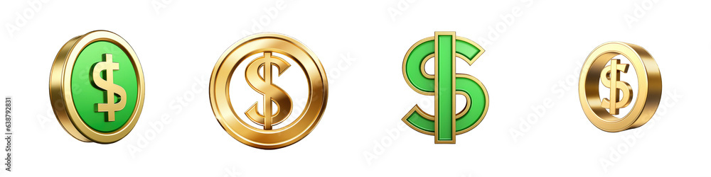 Dollar Sign clipart collection, vector, icons isolated on transparent ...