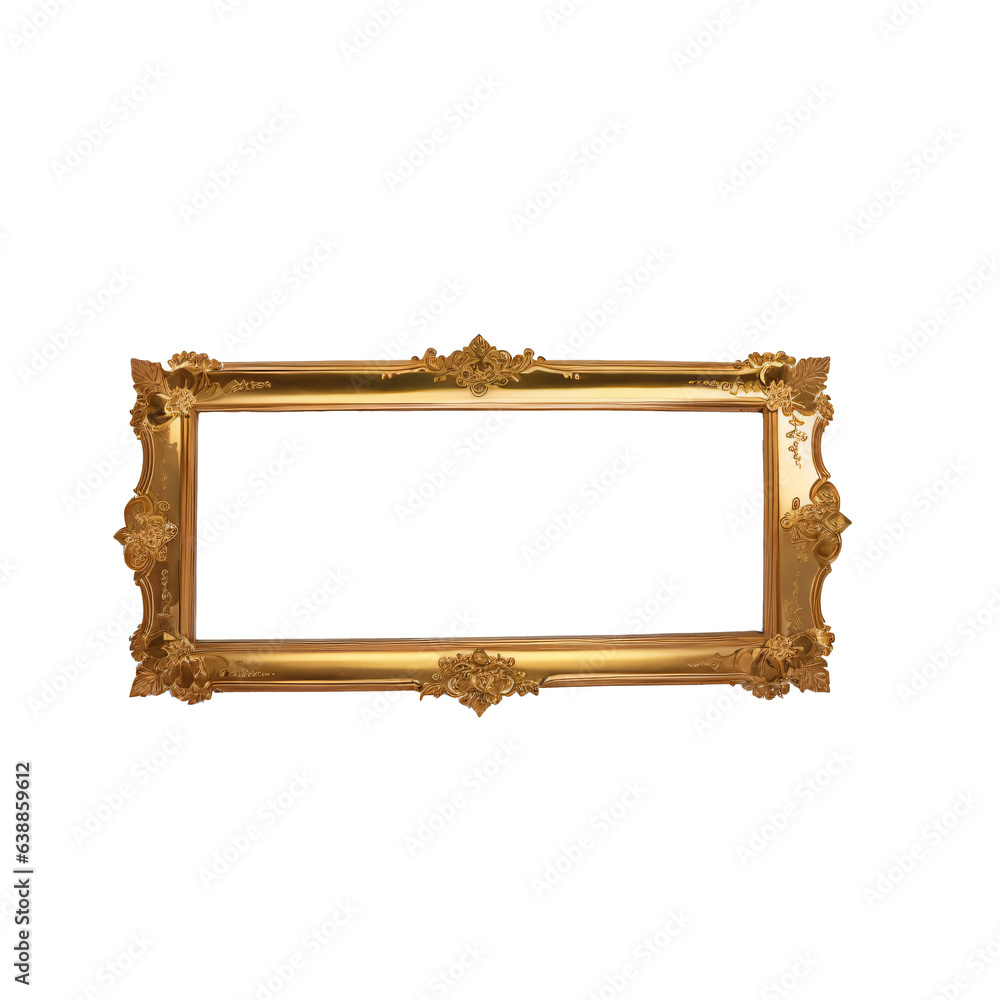 Antique Gold Frames Clipart - Rococo and Baroque Vintage Clip Art ...