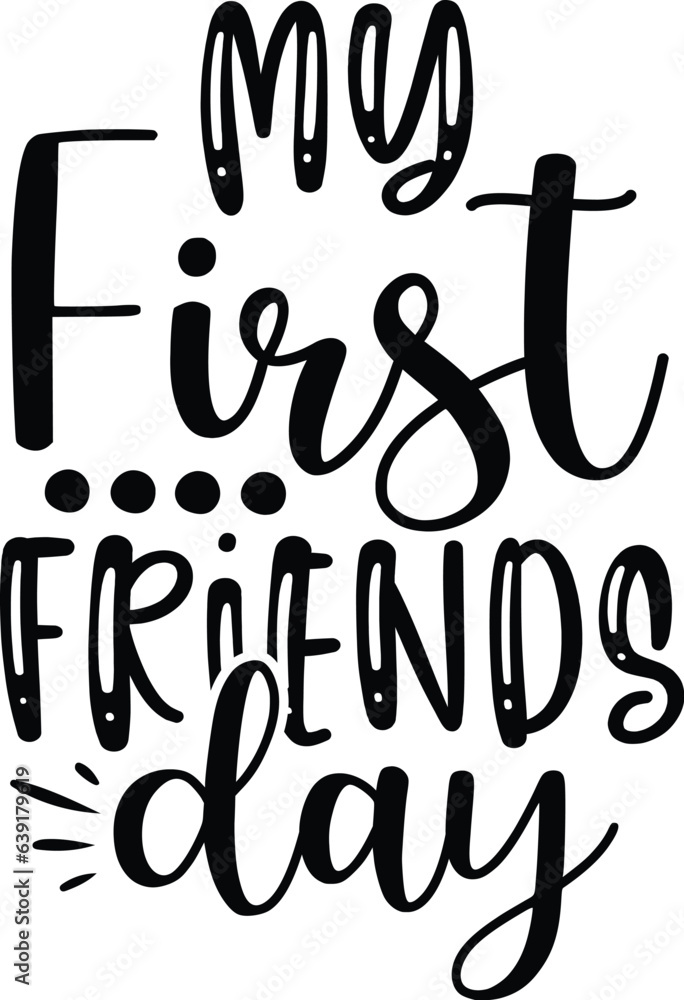 Стоковое векторное изображение «Besties Couple Hands SVG Cut File For ...