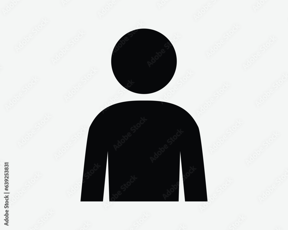 Stickman Icon Man Stick Figure Male Person People Boy Men User Avatar ...