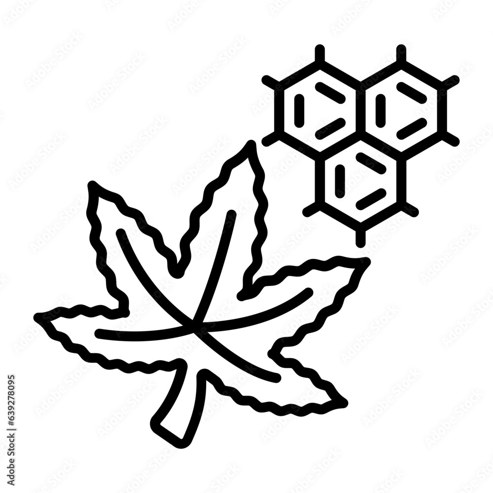 Image vectorielle Stock Chemistry and substances vector outline design ...