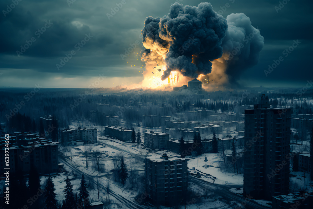 Radiation on a nuclear power station, stalkering, radioaction pollution ...