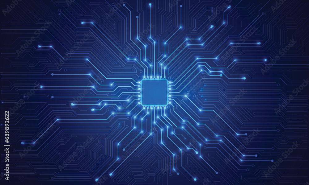 Circuit Board Technology Background Central Computer Processors Cpu Concept Motherboard