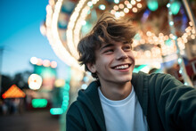 Boy At Fair Free Stock Photo - Public Domain Pictures