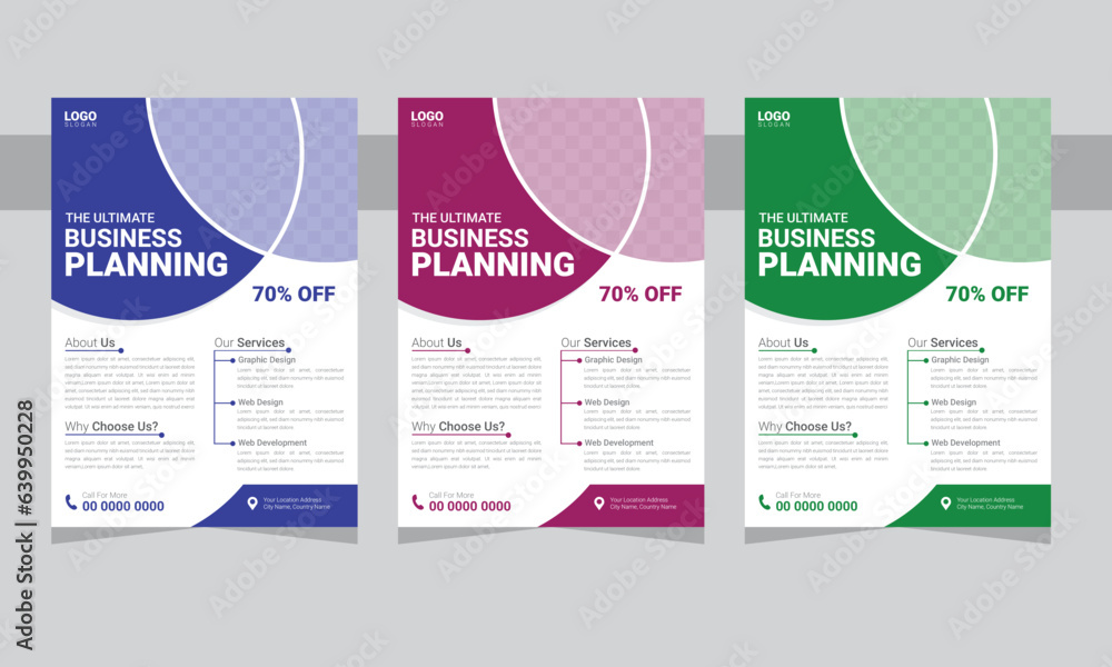 Corporate Business Flyer poster pamphlet brochure cover design layout ...
