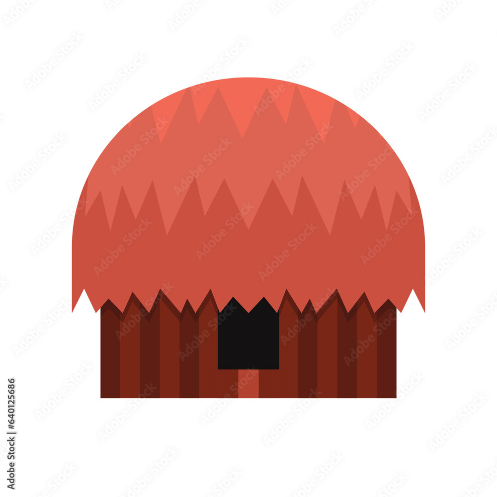 Rumah adat honai or onai, rumah tradisional papua, indonesian ...