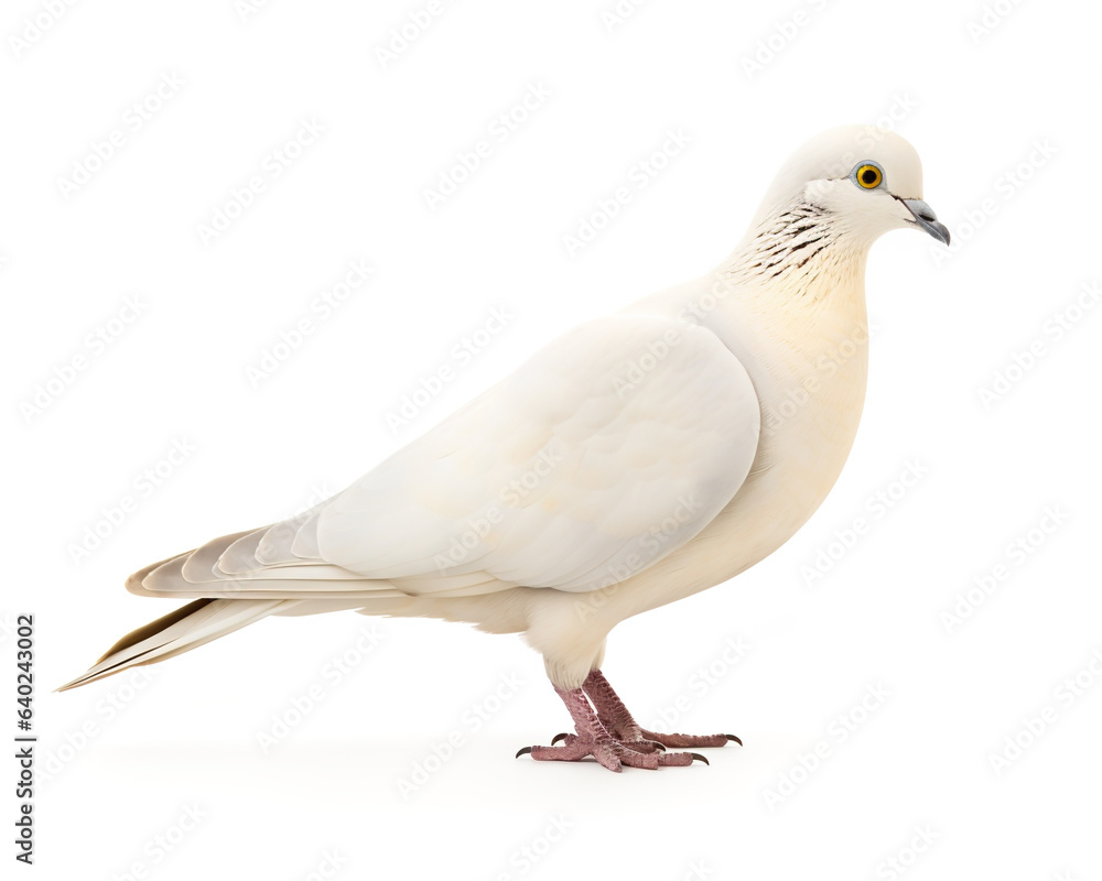 Dove isolated on white background Stock Photo | Adobe Stock