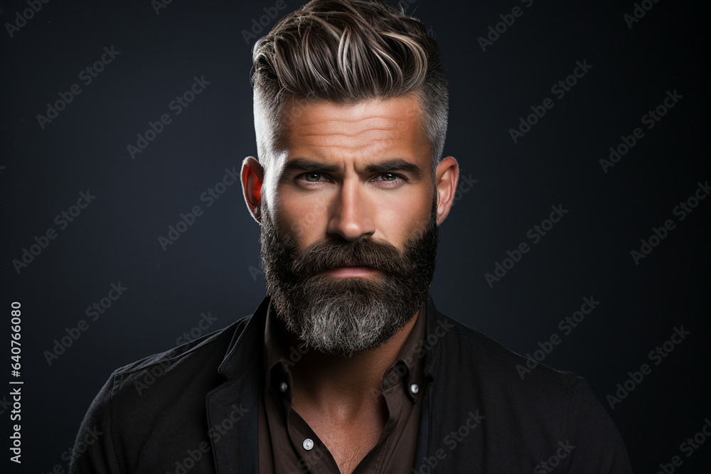 Generative ai collage photo of model man pop star with perfect ...