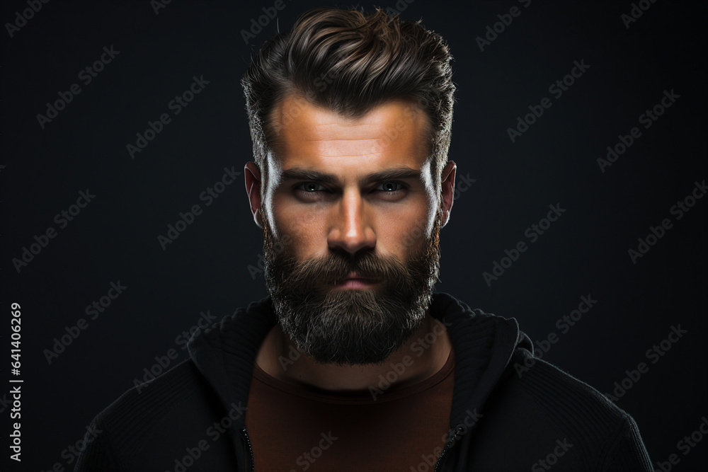 Generative ai collage photo of model man pop star with perfect ...