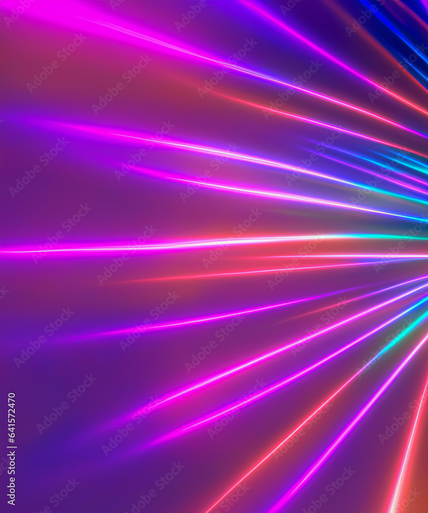 Iridescent sparkling glow. Led neon purple pink gold glowing ...