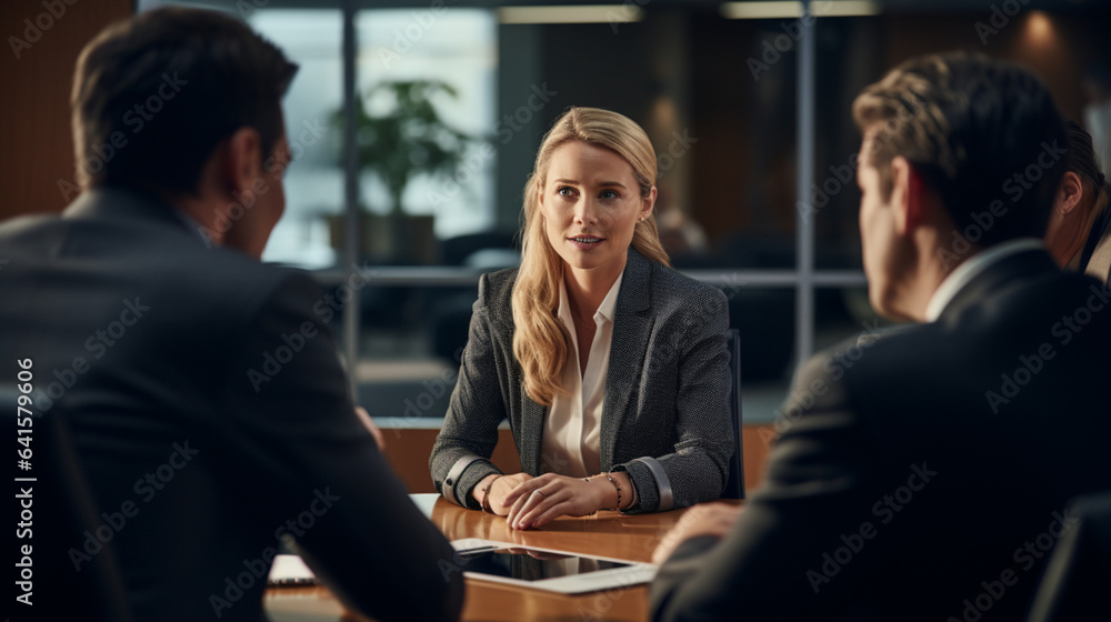 Foto de Stock Innovative Decision-Making: Business People Strategizing ...