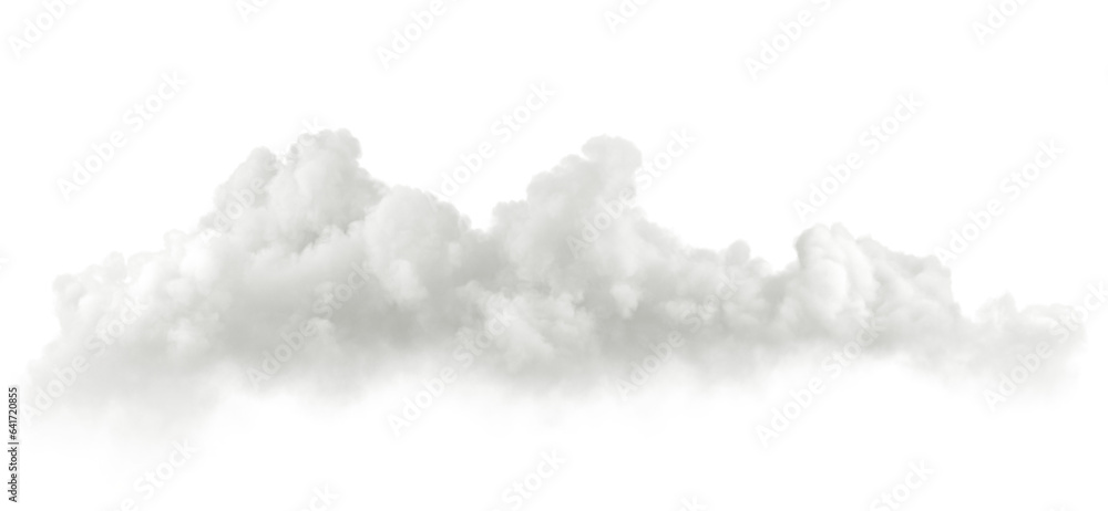 Realistic white soft clouds panorama cut out transparent backgrounds 3d ...