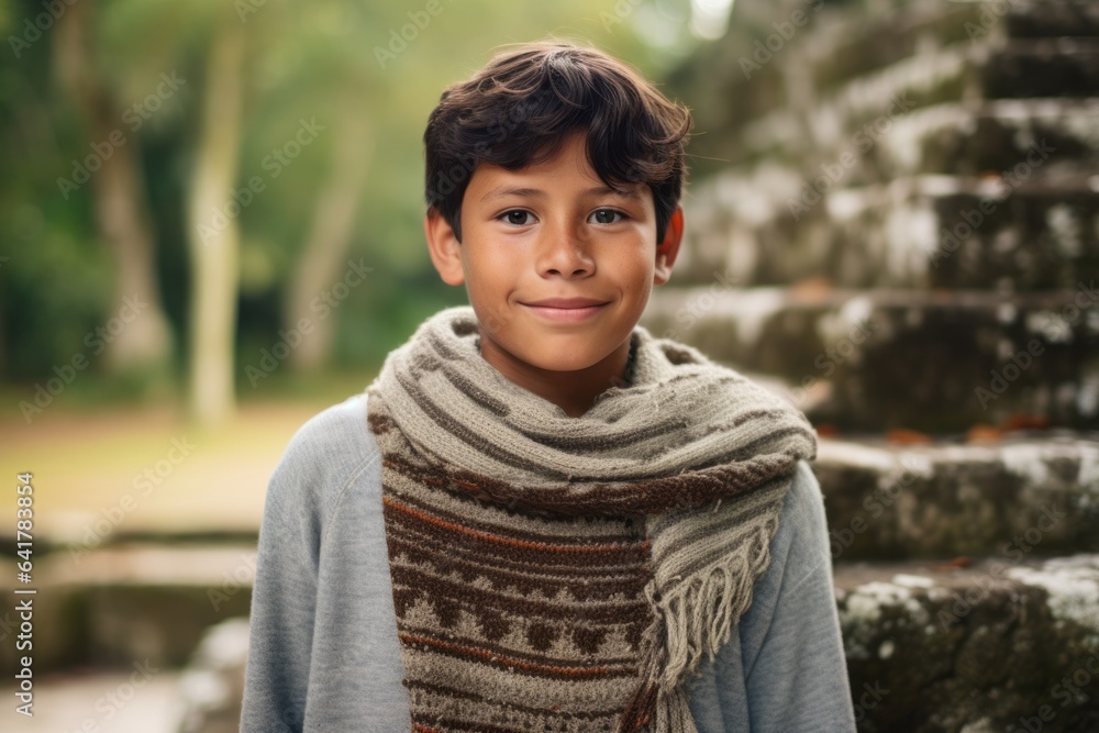 Medium shot portrait photography of a grinning boy in his 20s wearing a ...